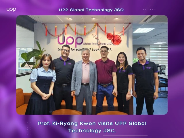 Prof. Ki-Ryong Kwon Visits UPP Global Technology JSC to Foster ...
